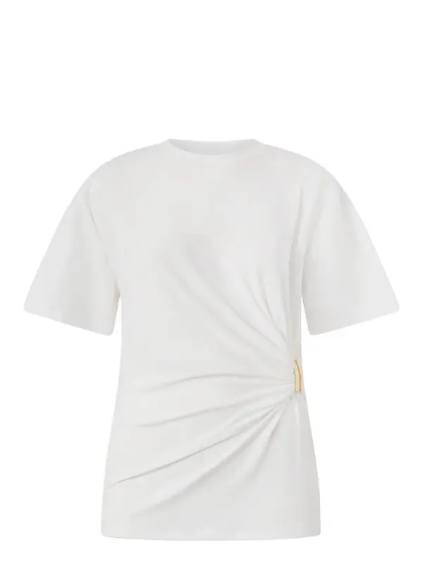 Pinko Cotton Blend Mary T-shirt - White