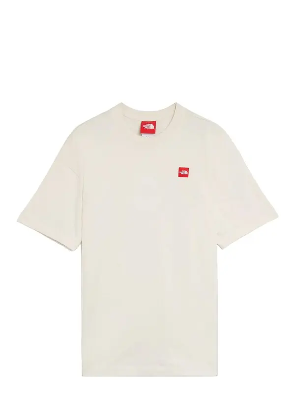 The North Face Cotton Tshirt With Front Logo Patch - White