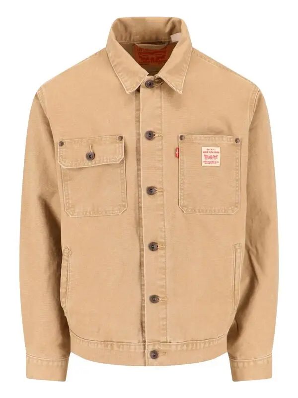 LEVI'S STRAUSS Sunrise Trucker Jacket - Beige