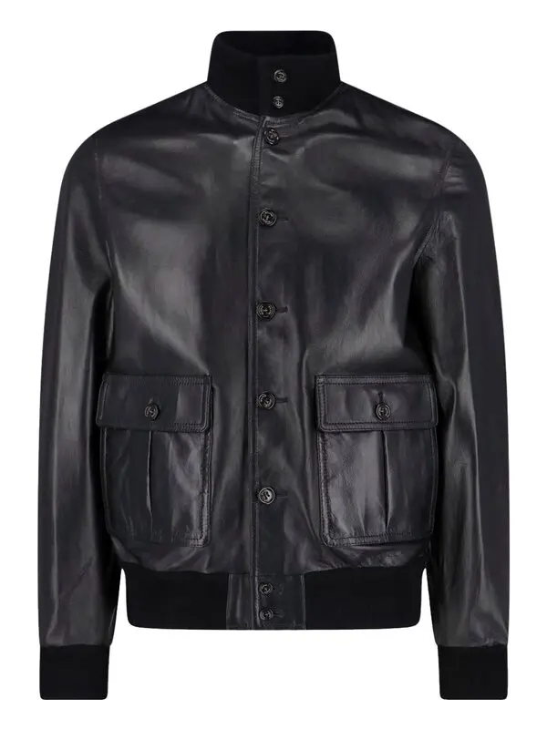 VALSTAR Valstarino Nappa Leather Jacket - Black