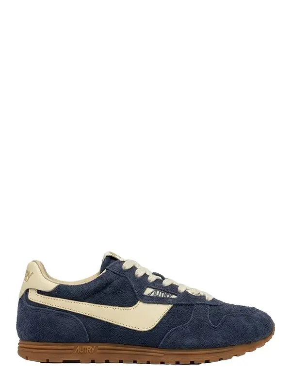 AUTRY Windspin Low Suede Sneakers - Navy
