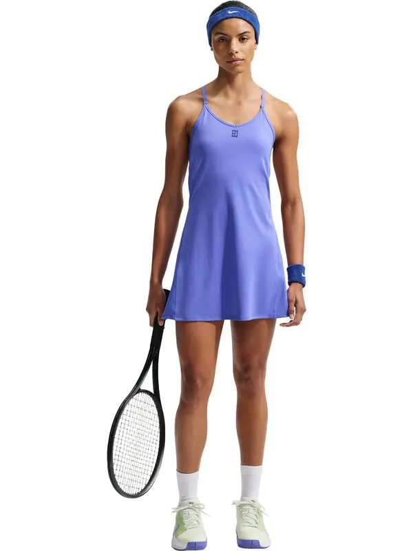 Nike Court Advantage Dri-fit Tennis Dress - Blue
