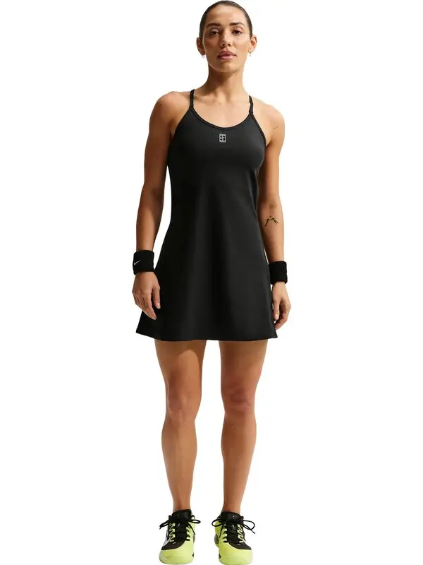 Nike Court Advantage Dri-fit Tennis Dress - Black