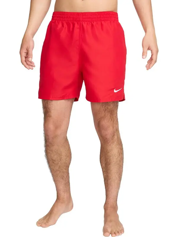 Nike Swim Breaker 5" Brief-lined Volley Shorts - Red
