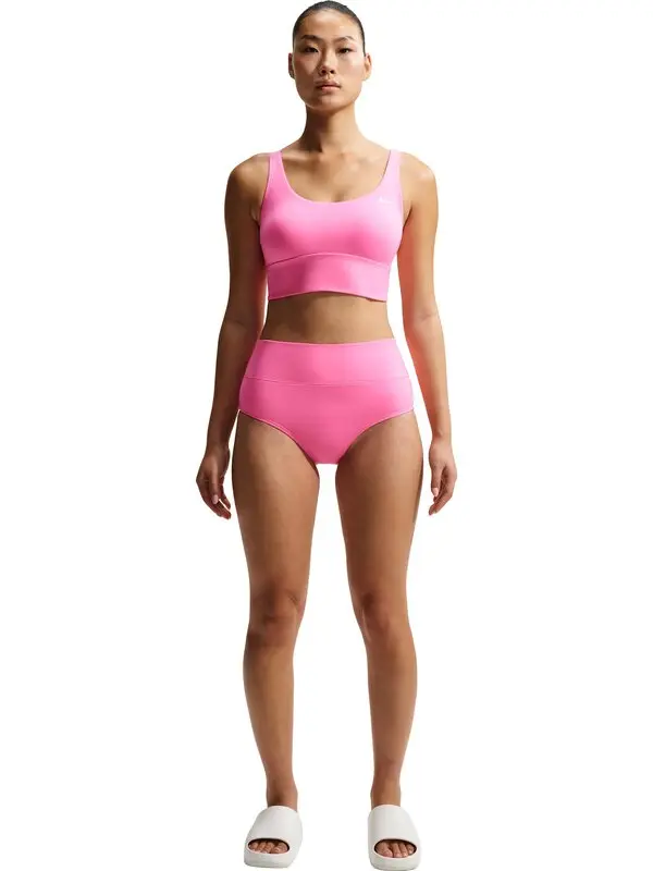 Nike Swim Effortless Essential High Waist Full Bottom - Pink