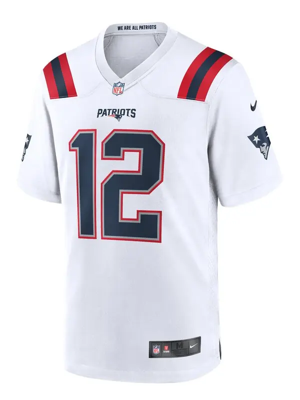 Nike Tom Brady New England Patriots Retired Nfl Game Jersey - White