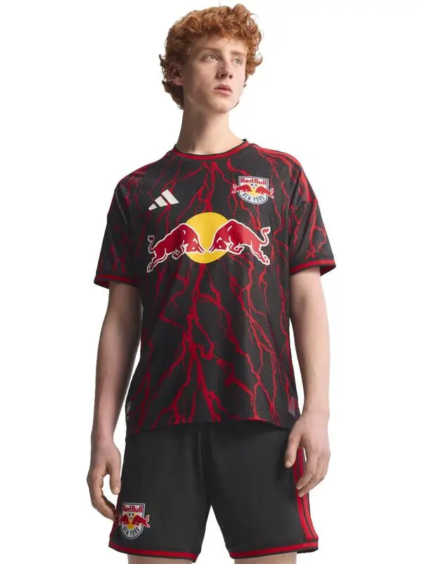 Adidas Red Bull New York 26/27 Home Authentic Jersey - Black