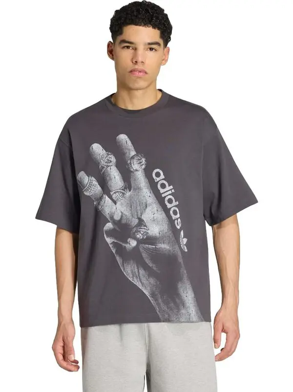 Adidas Originals Championship Rings Graphic Tee - Utility Black