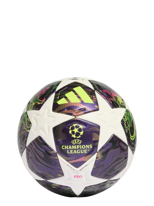 Adidas Uefa Champions League Final Pro Ball - Dark Purple / White / Solar Yellow