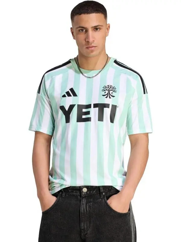 Adidas Austin 26/27 Away Jersey - White / Frozen Green