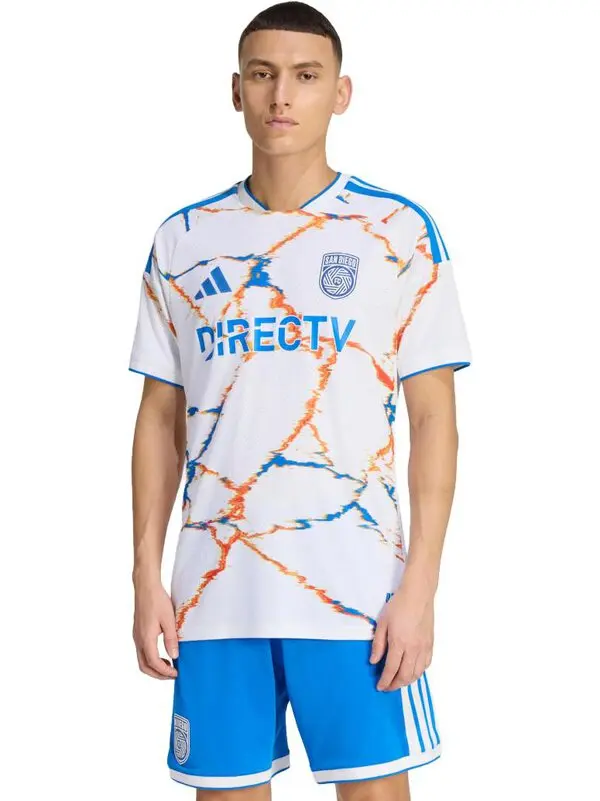 Adidas San Diego Fc 26/27 Authentic Away Jersey - White