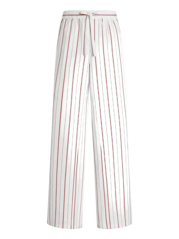Dolce & Gabbana Striped Poplin Trousers - Multicolor