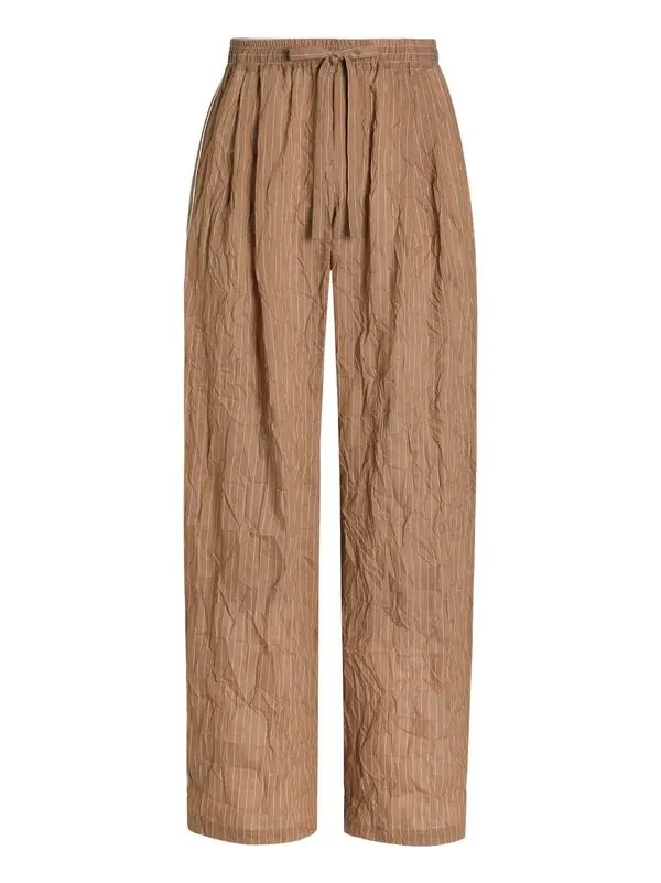 Dolce & Gabbana Linen-blend Vanity Trousers - Multicolor