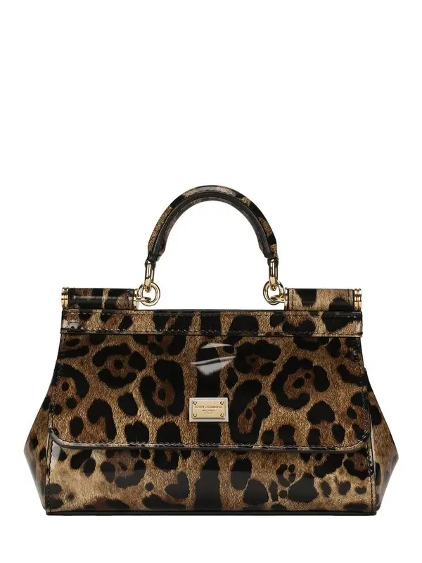 Dolce & Gabbana Mini Sicily Bag - Animal Print