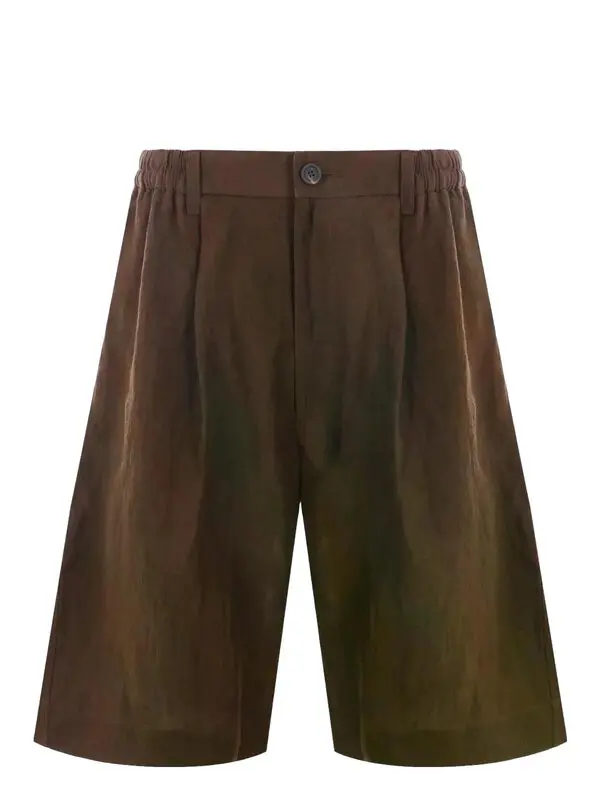 ZIGGY CHEN Bermuda Shorts - Brown