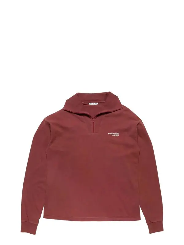 Acne Studios Zip-up Long-sleeved Top - Red