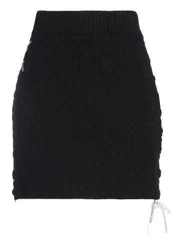 Giuseppe Di Morabito Mini Merino Wool Cashmere Skirt - Black