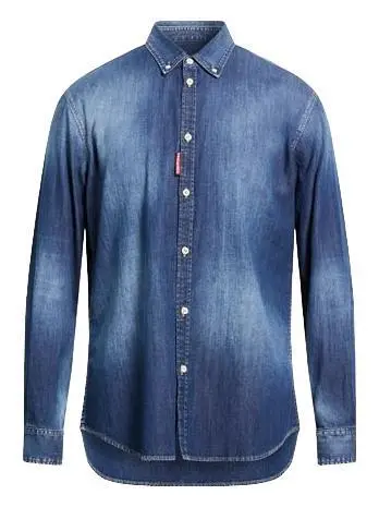 Dsquared2 Denim Shirt Size Cotton, Elastane - Blue