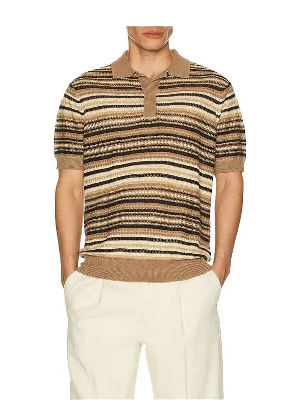 Nn07 Noam Polo In Brown - Mable Husk