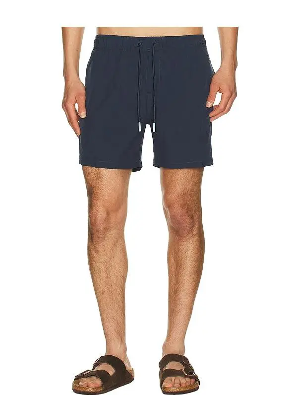 VINTAGE SUMMER Performance Stretch Lined Volleys - Navy