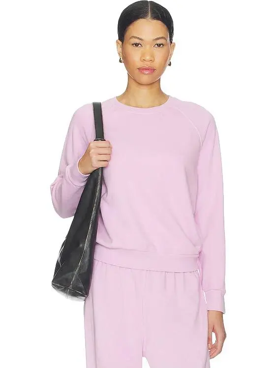 PERFECTWHITETEE French Terry Sweatshirt - Sugar Pink