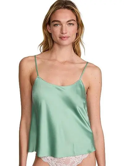 Victoria's Secret Satin Cami - Green
