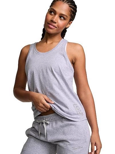 Pink Campus Cotton™ Tank Top - Grey