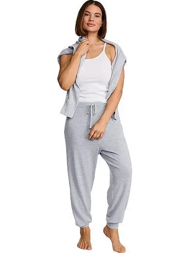 Victoria's Secret Luxe Knit Jogger Pants - Grey