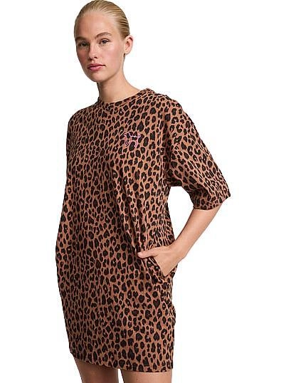 Pink Campus Cotton™ T-shirt Dress - Print