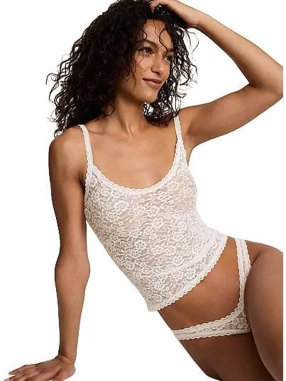 Victoria's Secret Lace Cami - White,ivory