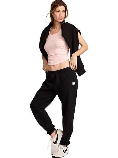 Victoria's Secret Angel Essentials Slim Fleece Jogger - Black