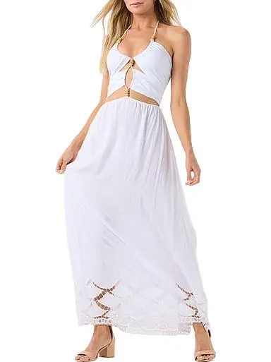Victoria's Secret Tiare Hawaii Gianna Maxi Dress - White,ivory