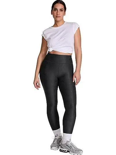 Victoria's Secret Vsx Luxshine Logo Legging - Black