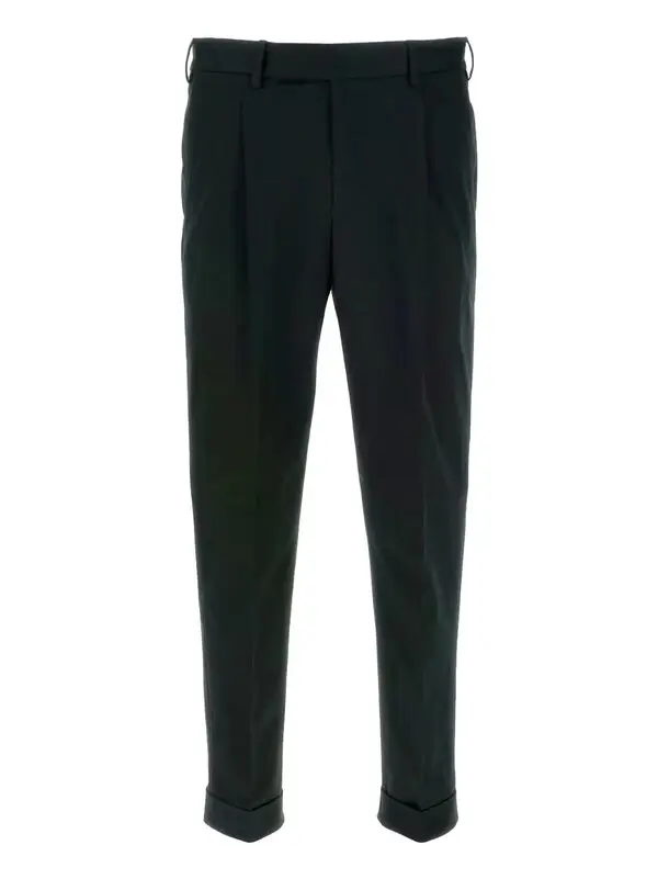PT TORINO Edge Tapered Trousers - Black