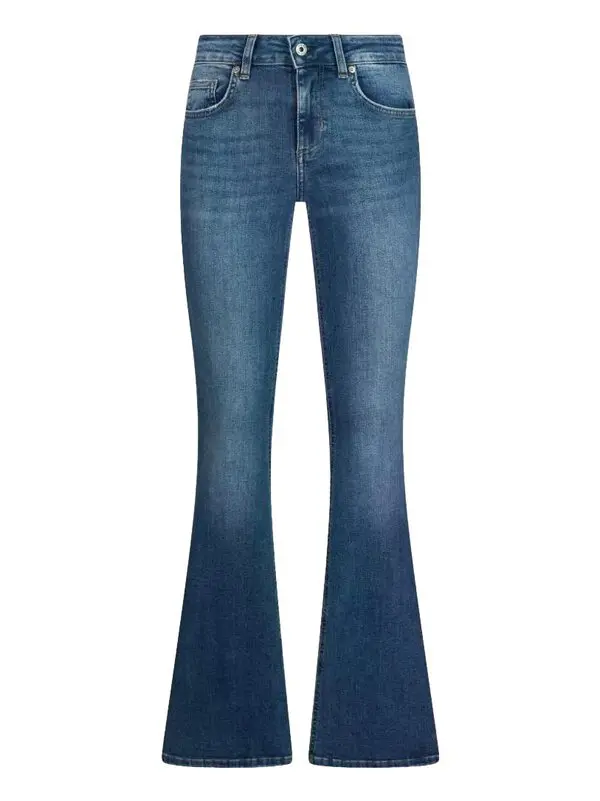 Liu Jo Belt-loop Flare Jeans - Blue