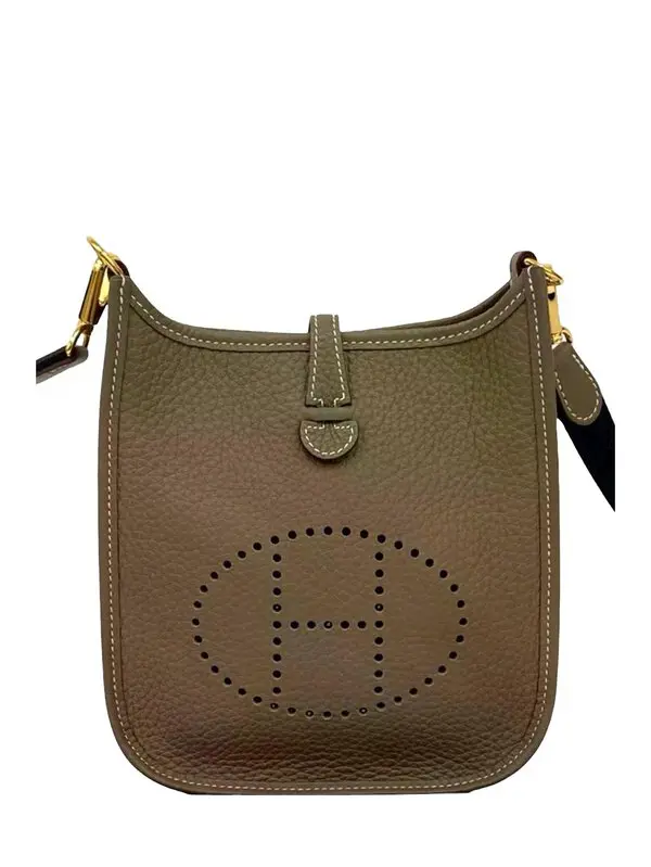 Hermès 2024 Evelyne Tpm 16 Crossbody Bag - Brown