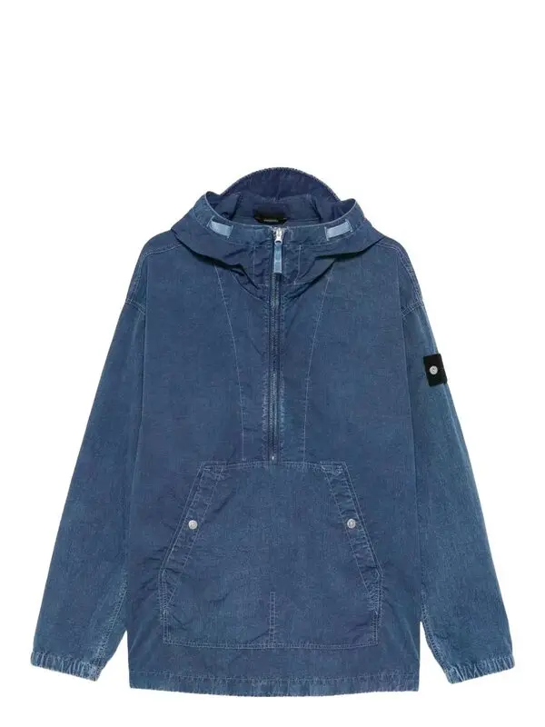 Stone Island Hooded Jacket - Blue