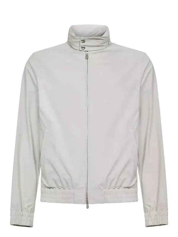 Brunello Cucinelli Snap-buttoned Zip-fastening Jacket - Grey