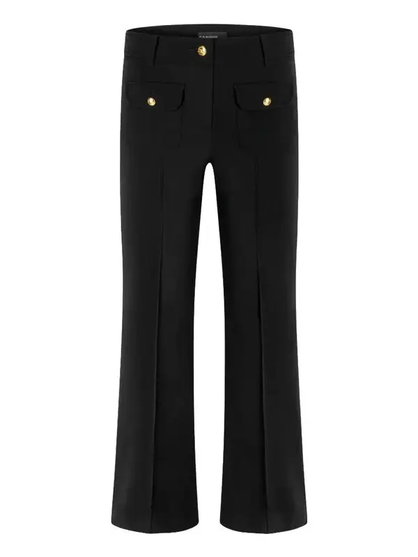 CAMBIO Farah Patched Pocket Trousers - Black