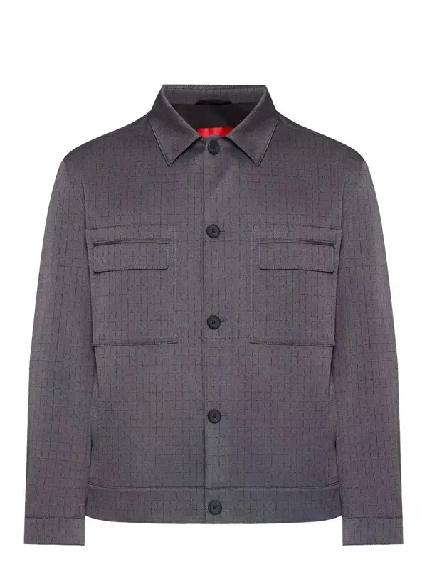 Hugo Buttoned Pocket Shirt - Grey