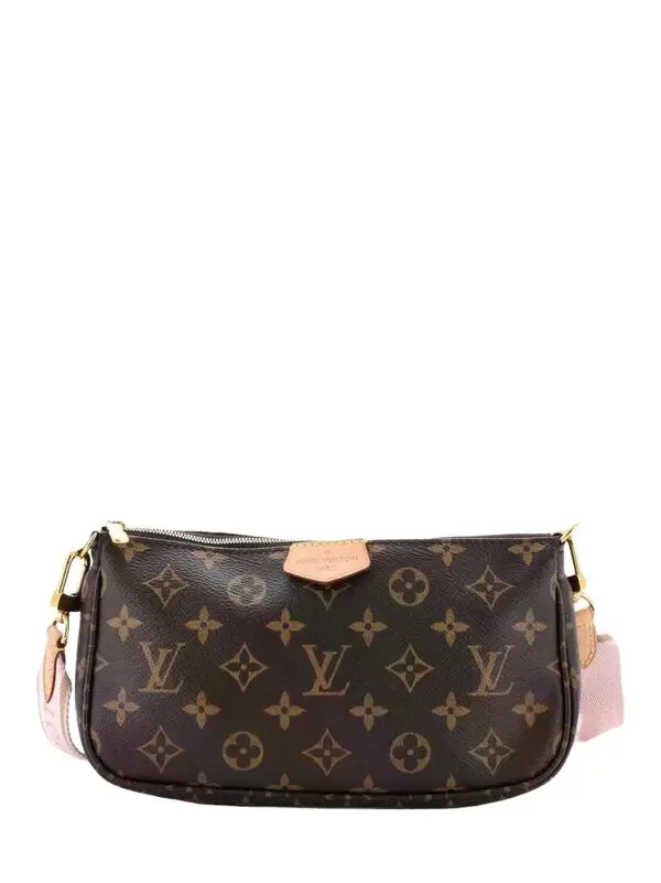 LOUIS VUITTON Multi Pochette Accessoires Monogram Canvas Crossbody Bag - Brown