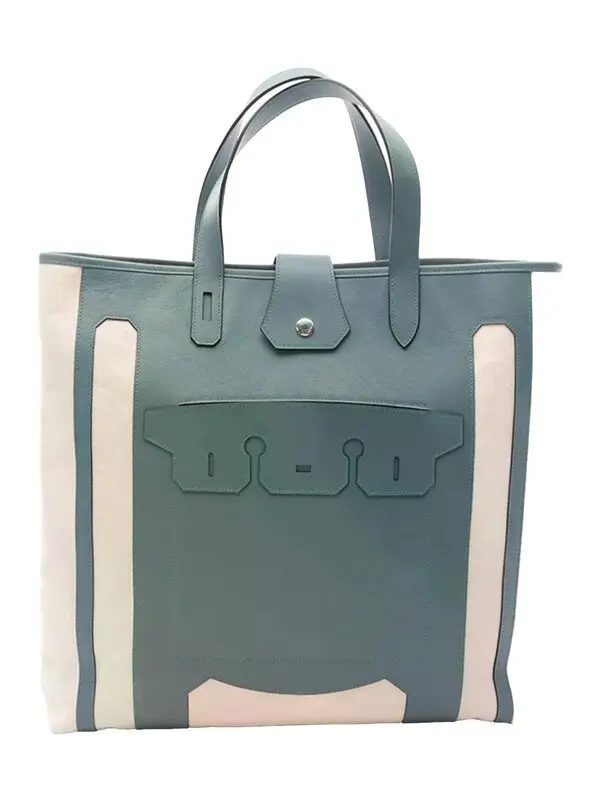 Hermès Petit H Monsieur B Gm Tote Bag - Green