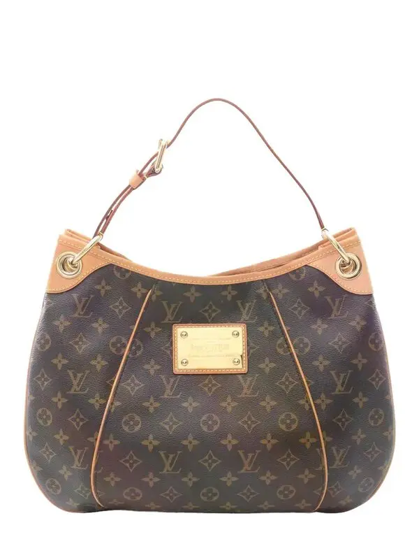 LOUIS VUITTON 2009 Monogram Galliera Pm Shoulder Bag - Brown