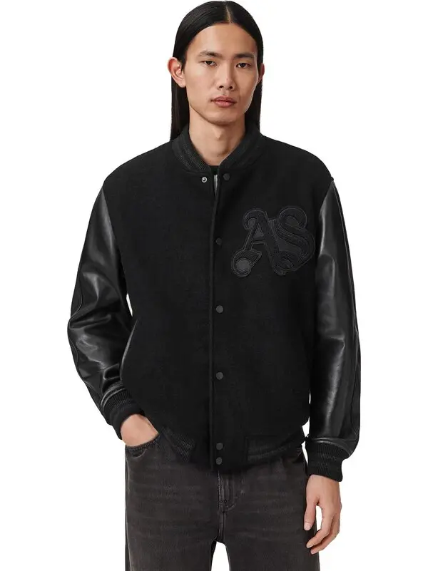 ALLSAINTS Holloway Bomber Jacket - Black