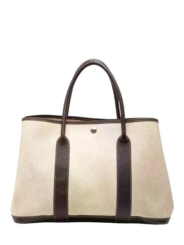 Hermès 2015 Toile And Negonda Garden Party 36 Tote Bag - Brown