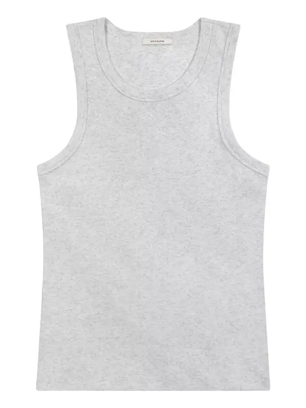 ENTIRE STUDIOS Ribbed Tank Top - Grey