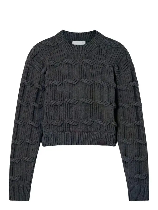 Stella McCartney Crew Neck Knitted Sweater - Grey