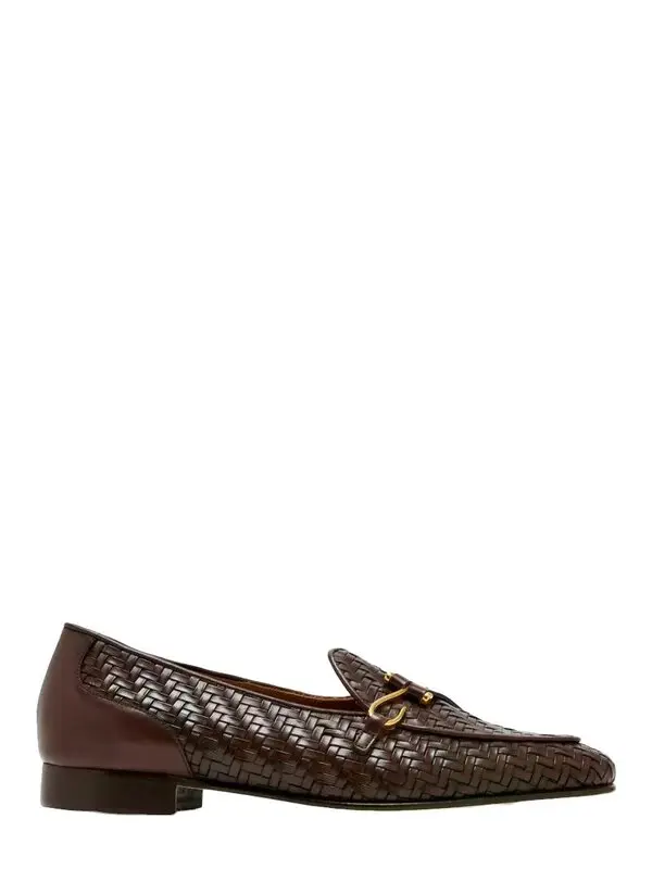 EDHEN MILANO Camporta Buckle Loafers - Brown
