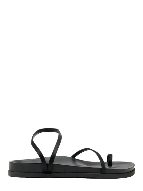 ANCIENT GREEK SANDALS Footbed Strap Sandals - Black