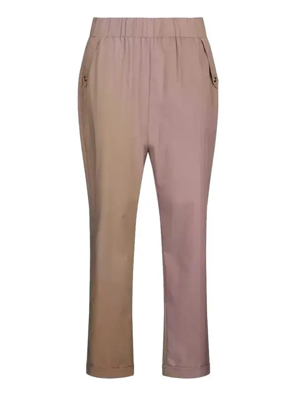 Liu Jo Cuffed Trousers - Neutrals